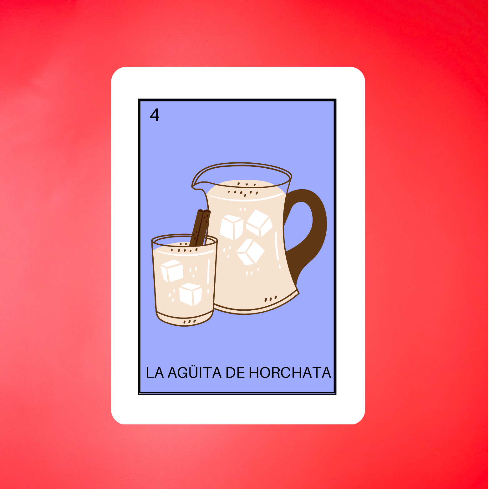 LA HORCHATA LOTERIA - STICKER – Gaec Studio